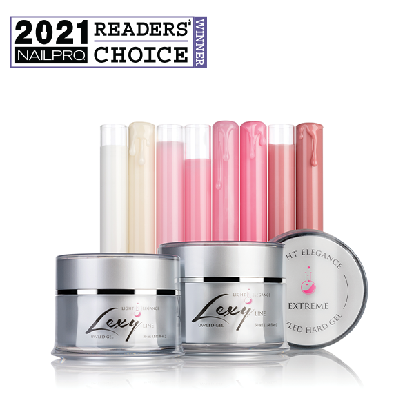 All About the Award-Winning Lexy Line | Hard Builder Gels | Nail Exten — Light Elegance
