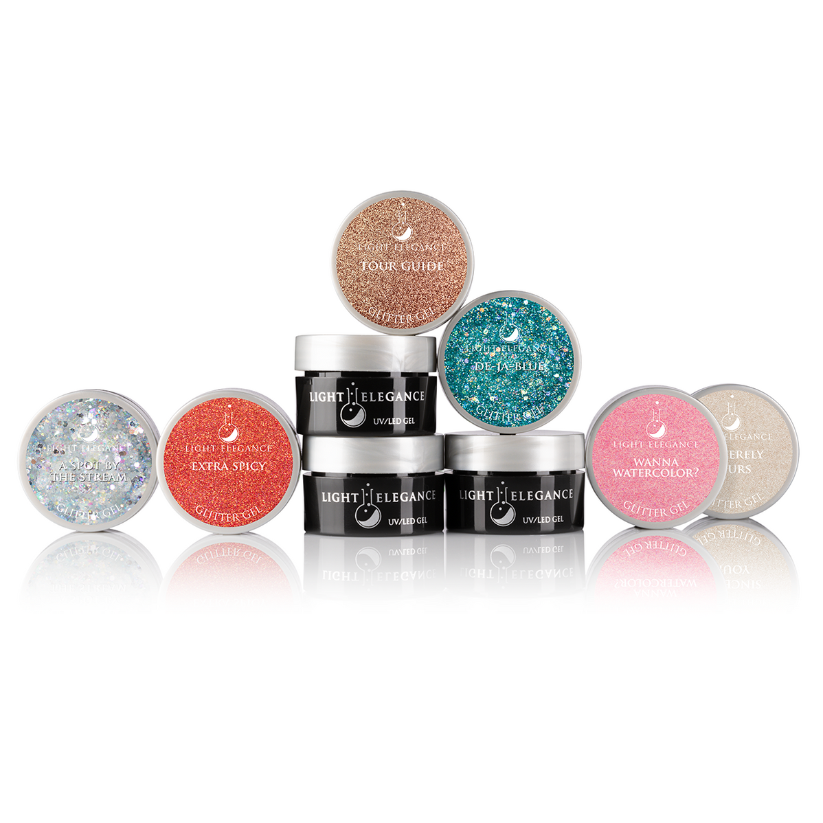 Light Elegance - HEMA Free Gel Polish, Glitter Gel, Builder Gel, Nail