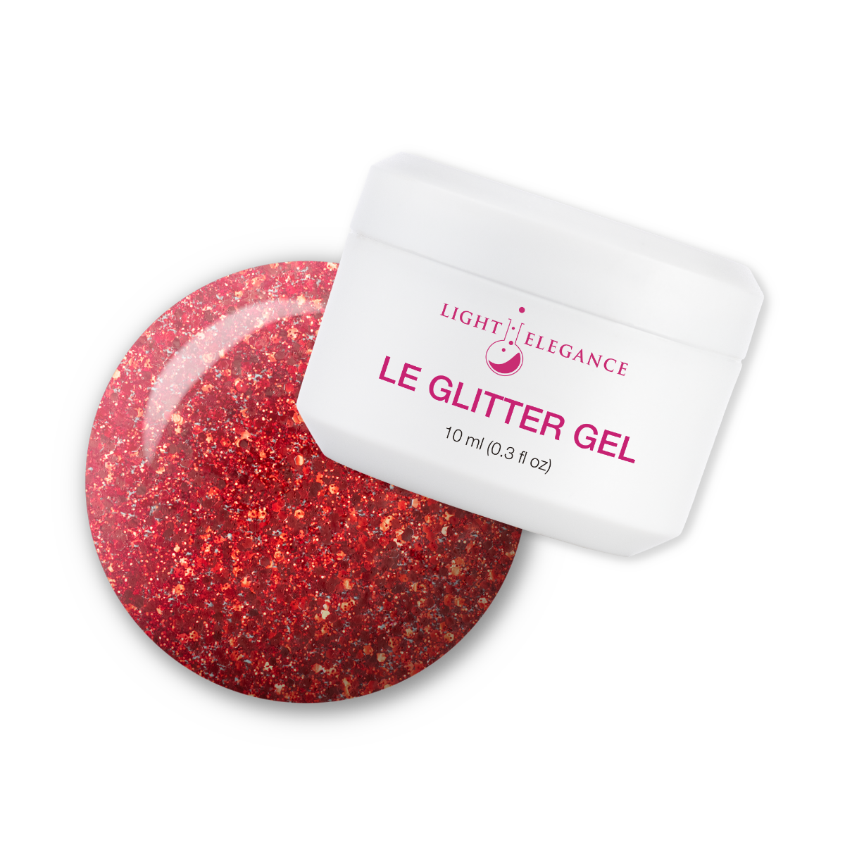Little Red Sled Glitter Gel 10 ml — Light Elegance