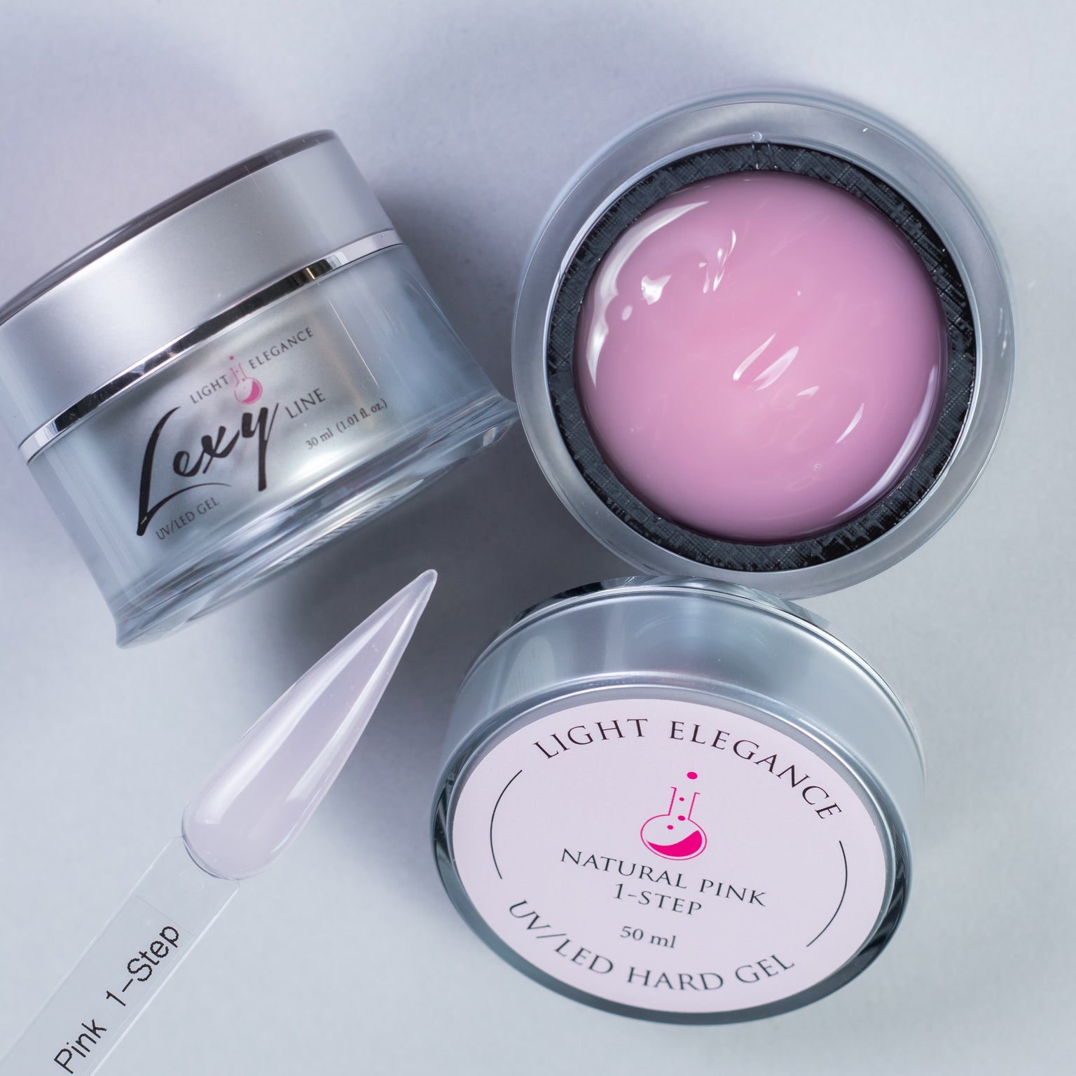 Lexy Line UV/LED Pink Gels — Light Elegance